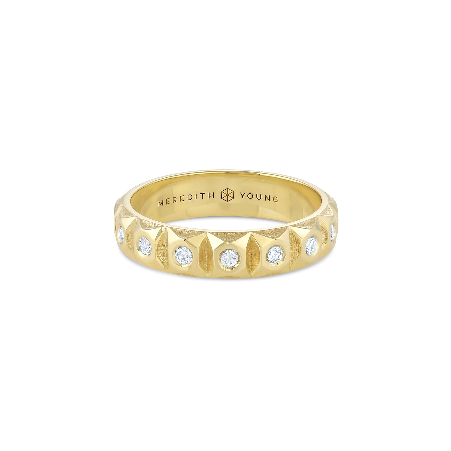 Ziggurat Diamond Eternity Band – Meredith Young Jewelry