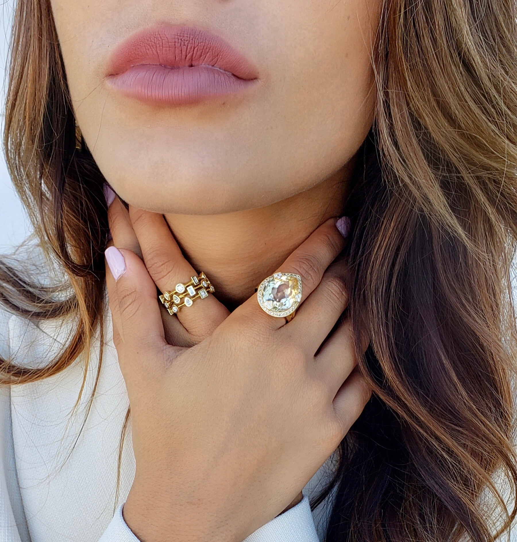 Multi Bezel I Ring – Meredith Young Jewelry